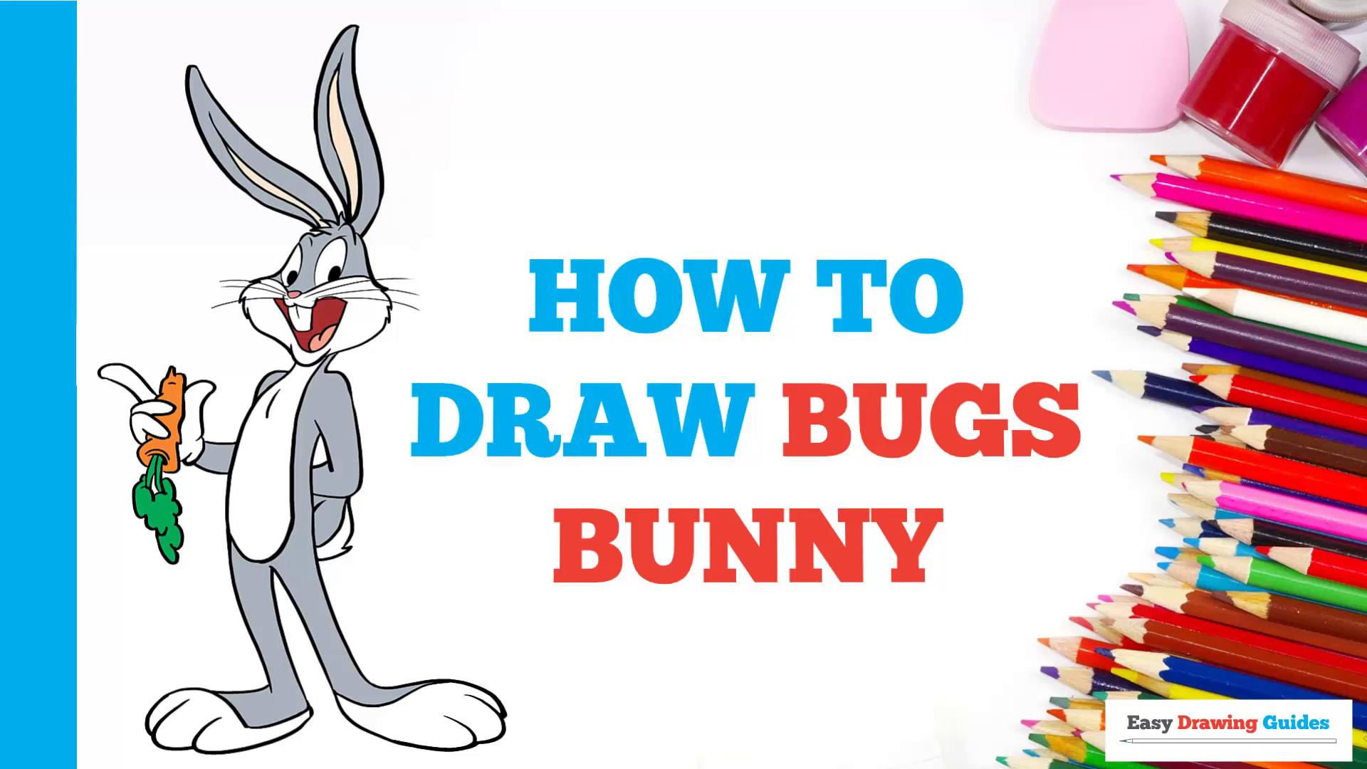 How To Draw Bugs Bunny Face Step By Step How To Draw Bugs Bunny Easy,