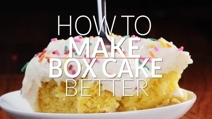 make a cake mix better