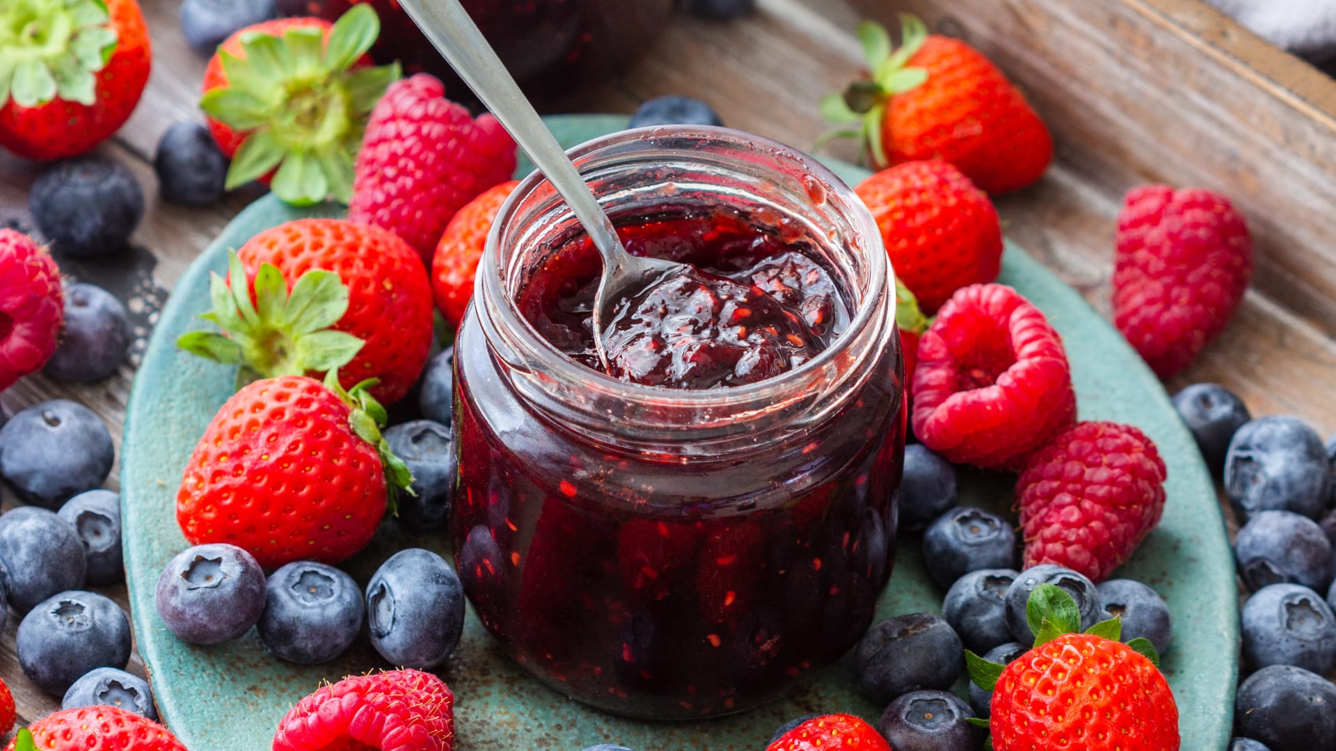 how long to pressure cook blueberry jam
