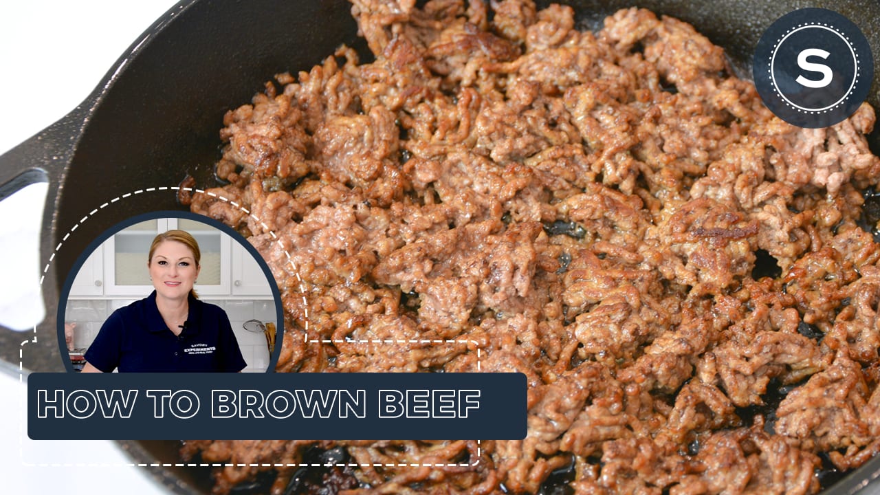 how to cook ground beef without smoke