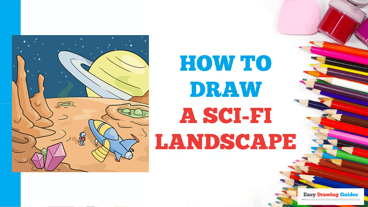 how to draw a landscape art hub