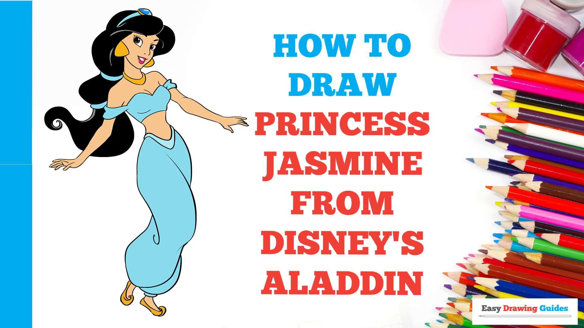 how to draw disney aladdin and jasmine