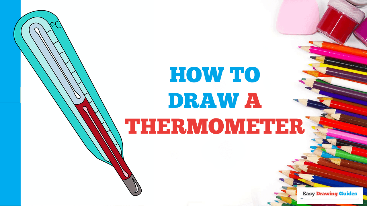 simple thermometer drawing