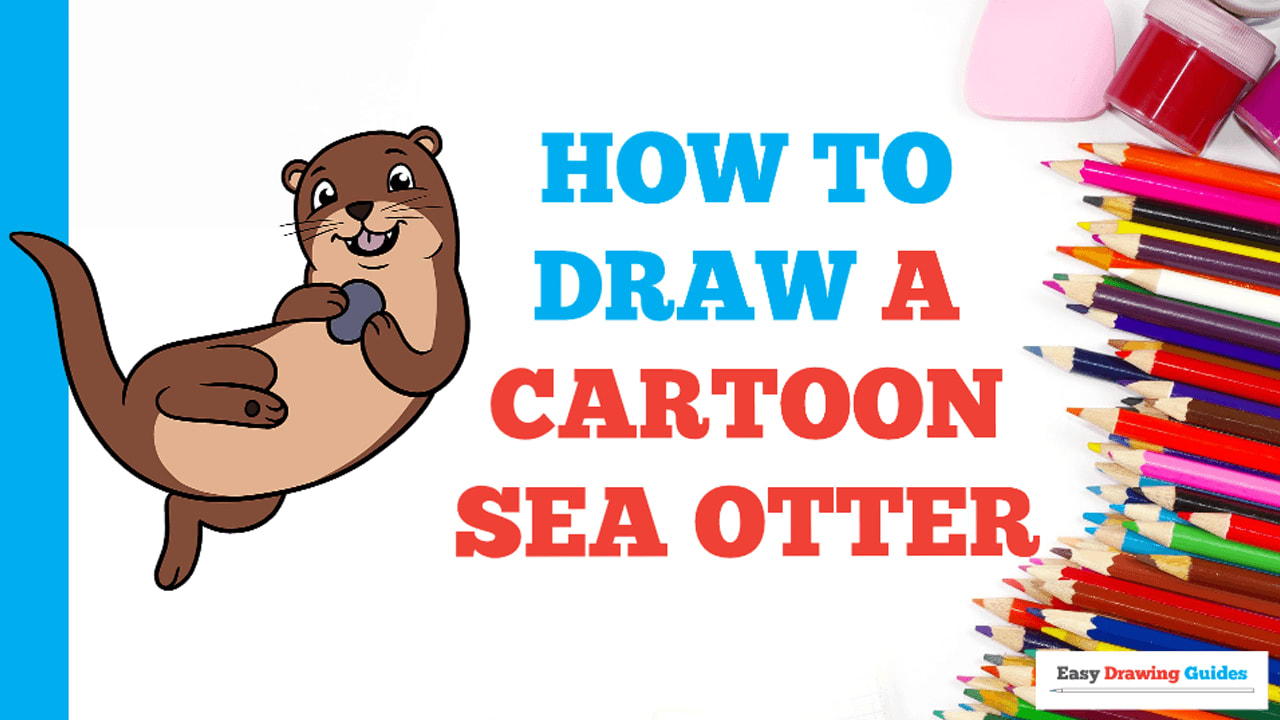 how to draw cartoon otter