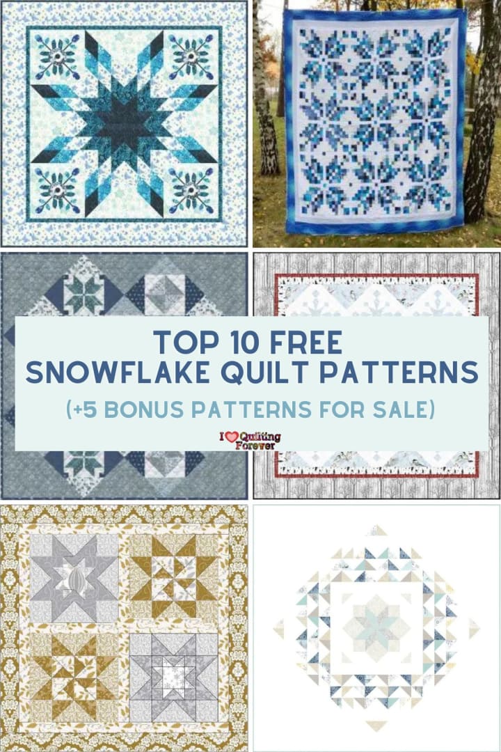 snowflake quilt pattern free