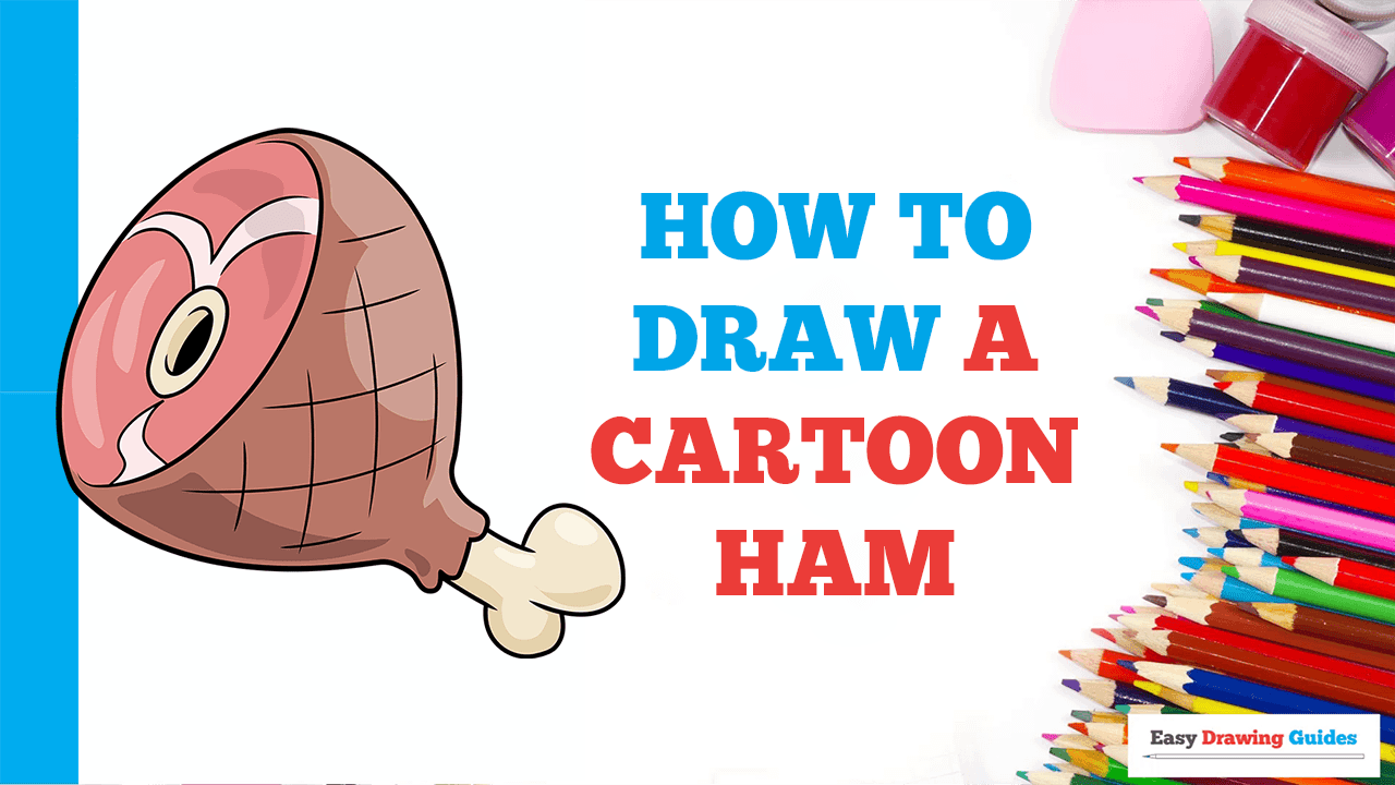 ham drawing easy