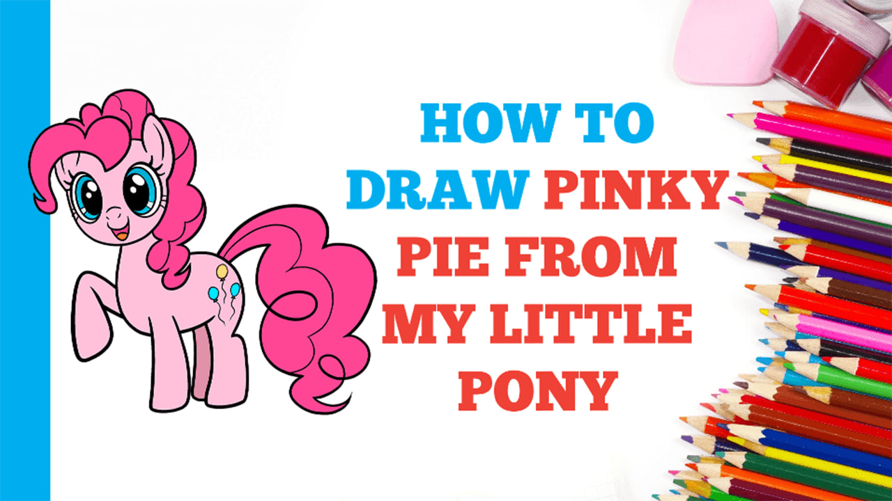 how to draw my little pony pinkie pie easy
