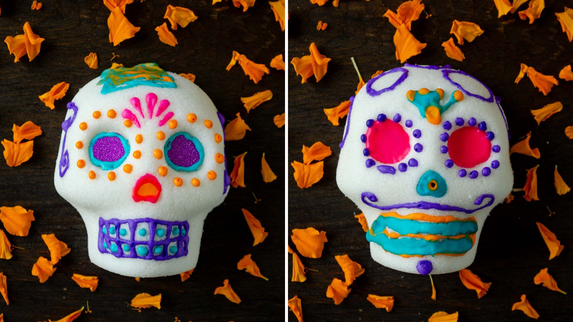 simple sugar skull