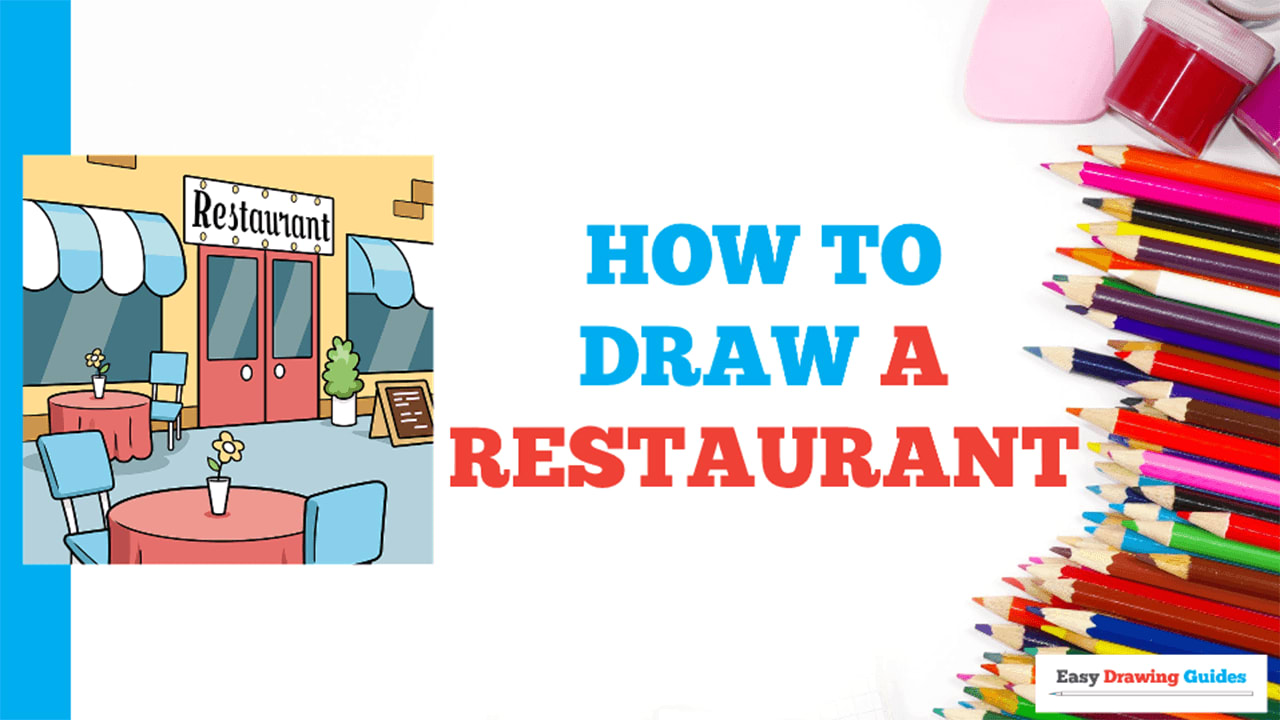 how to draw a dining room