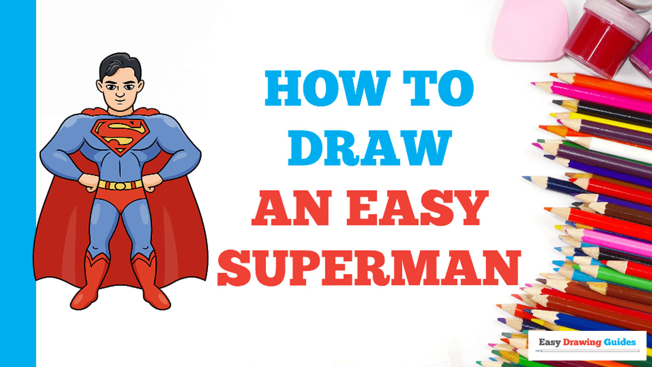 how to draw superman