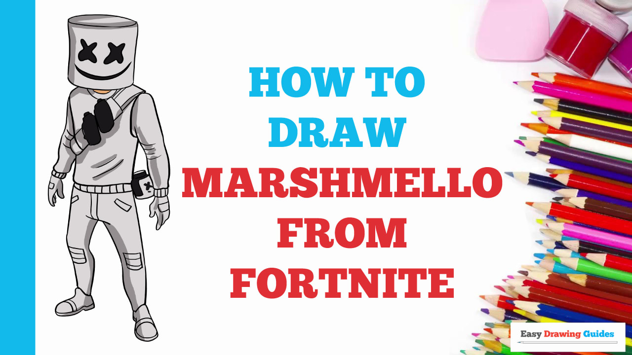 how to draw marshmallow
