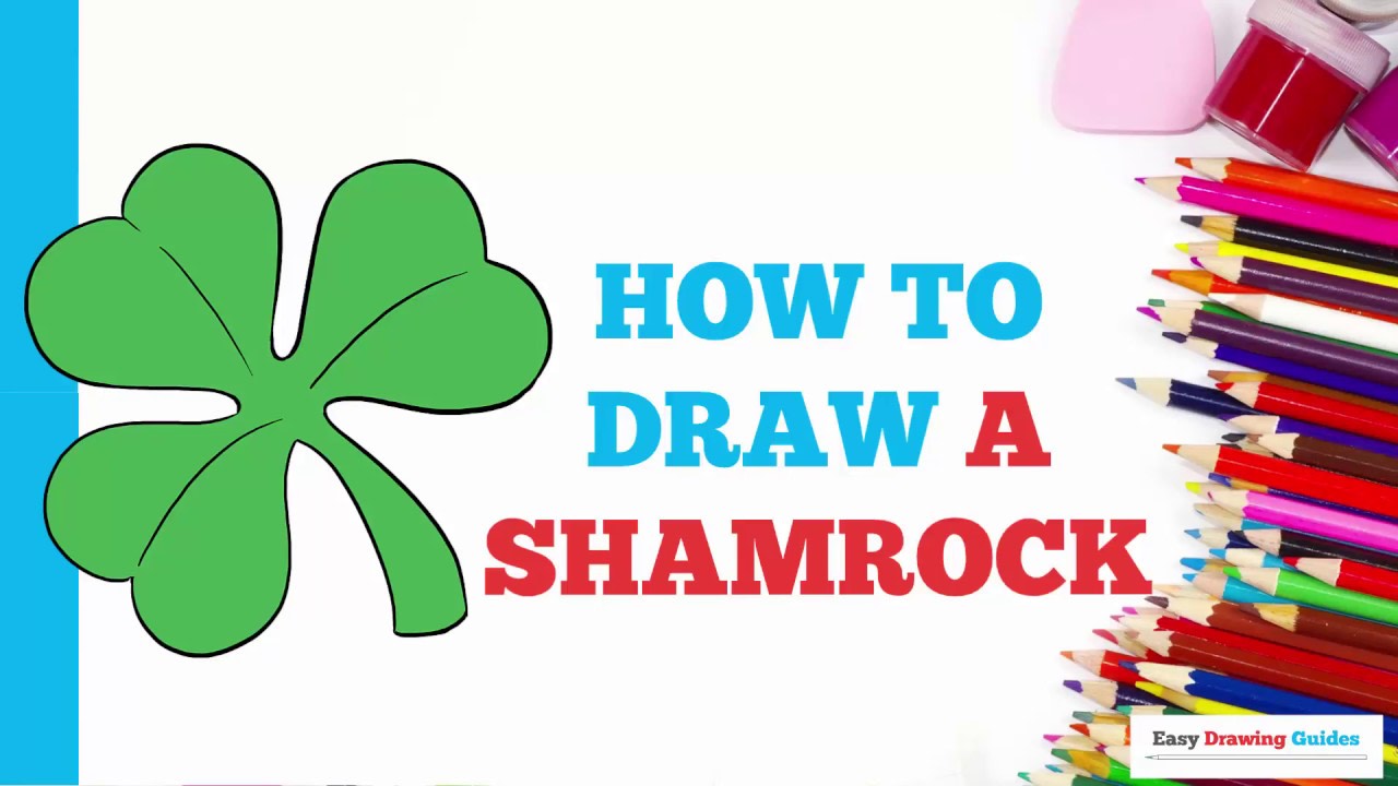 shamrock drawing tutorial