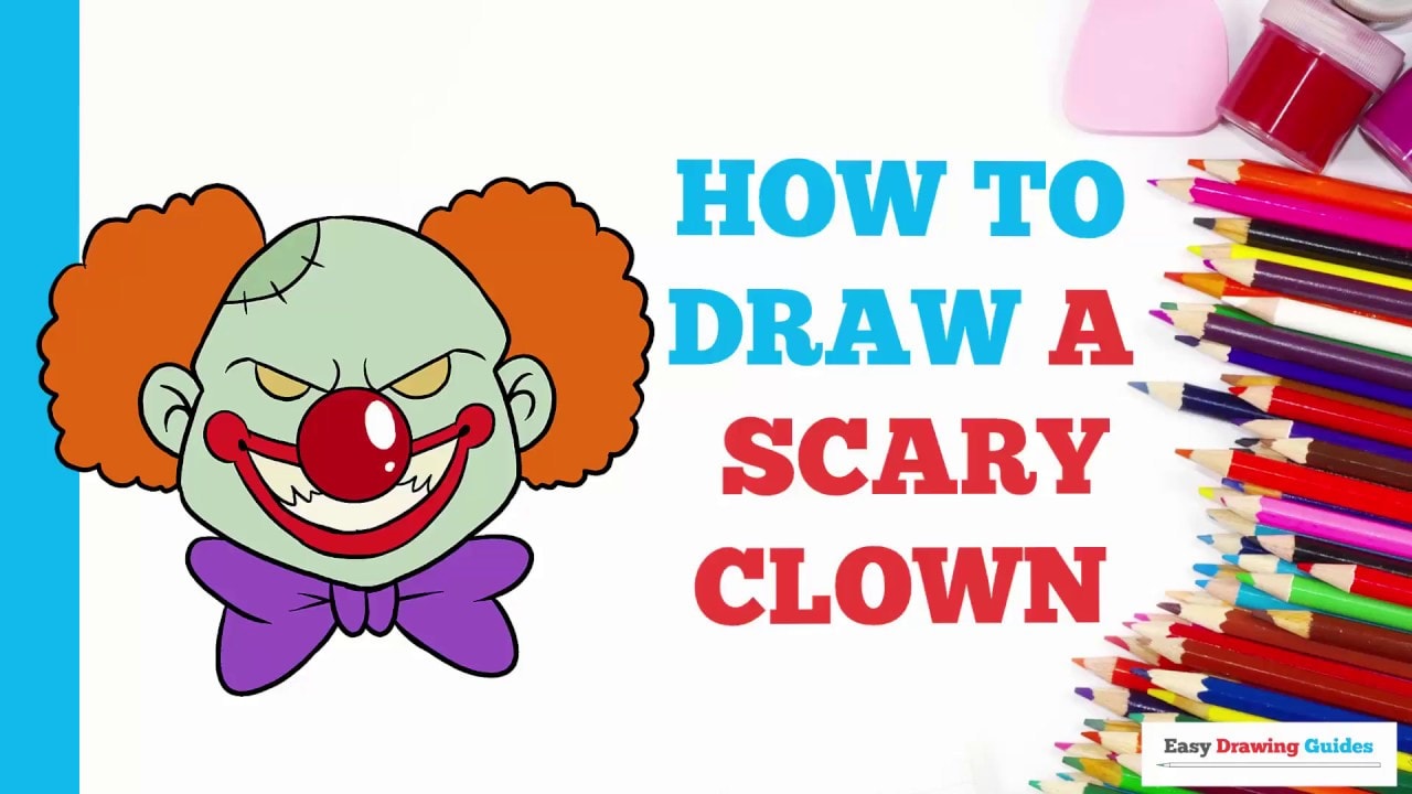 how to draw it the clown