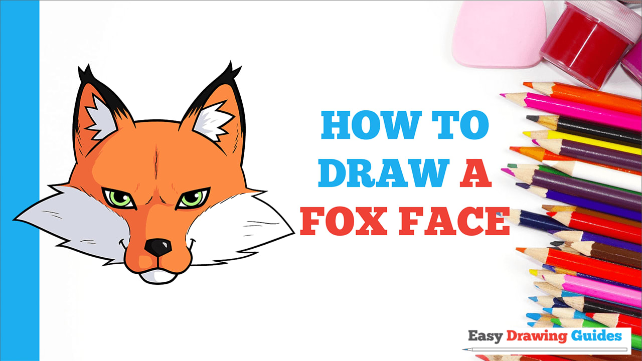 how to draw a fox in a video