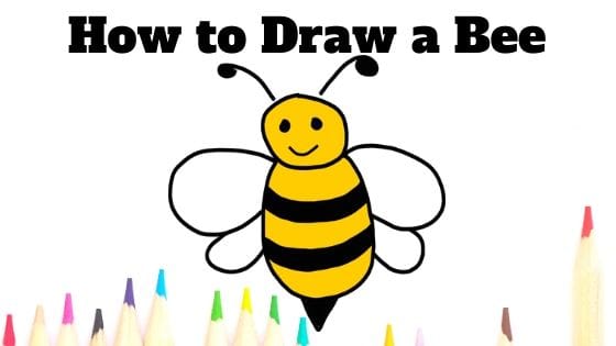 bee drawing ideas