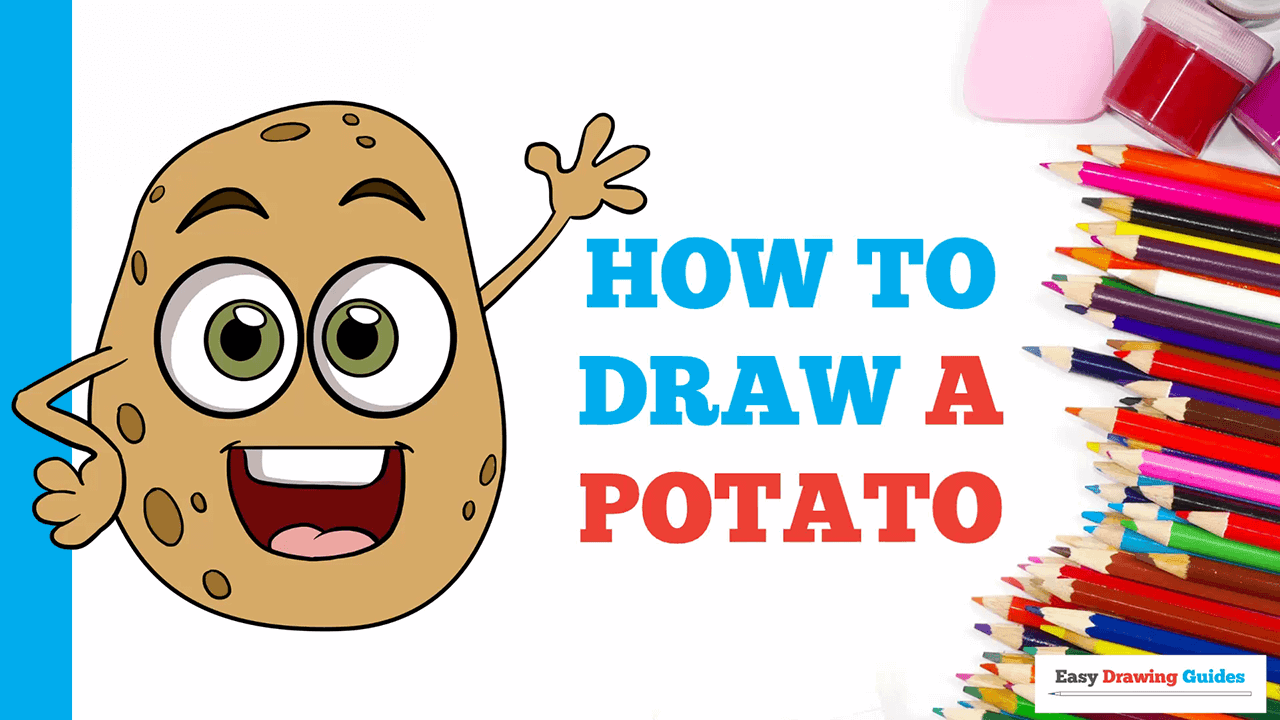 potato drawing simple