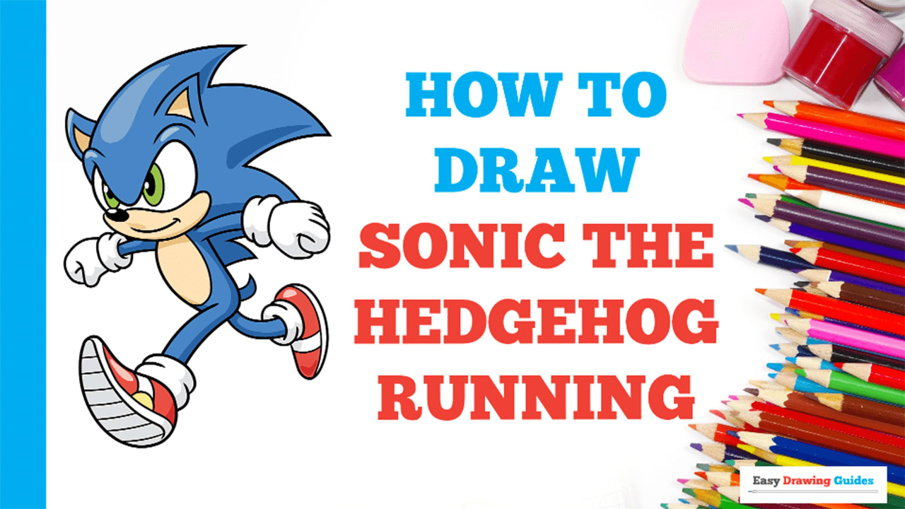 how to draw sonic the hedgehog step by step easy