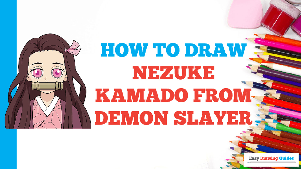 how to draw nezuko