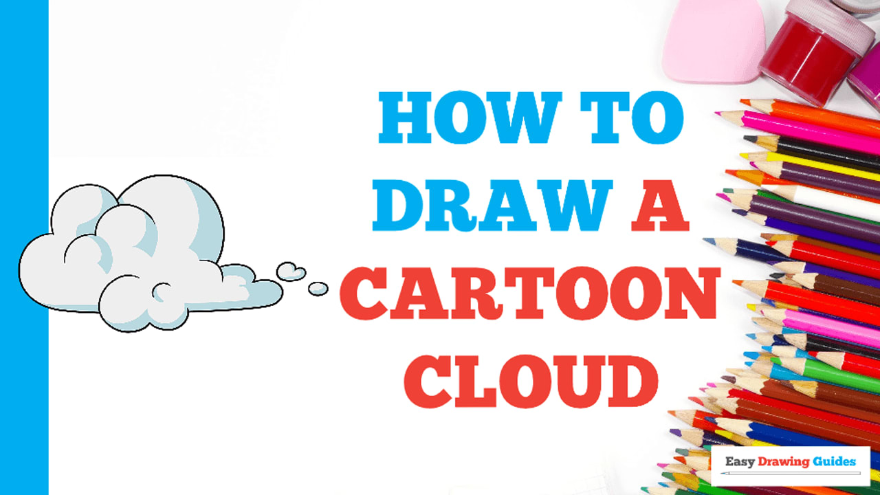 how to draw clouds cartoon