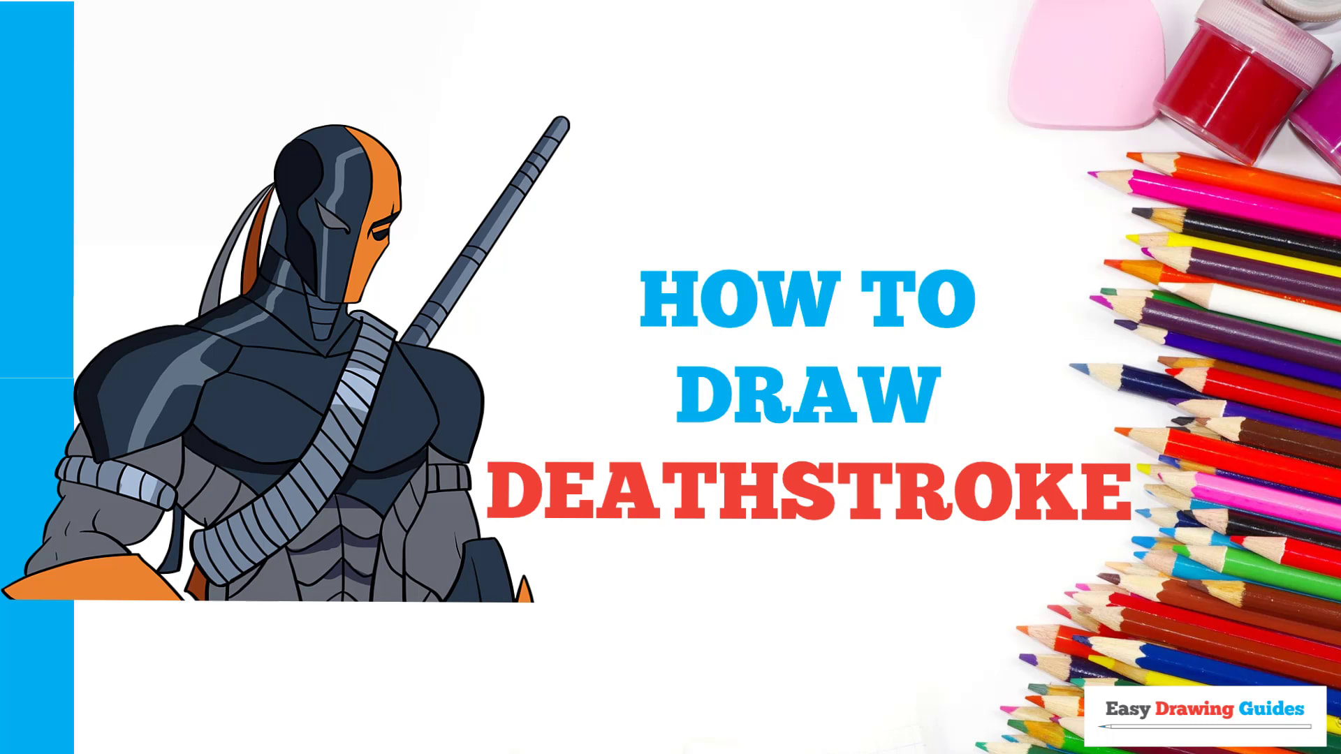 how to draw chibi deathstroke