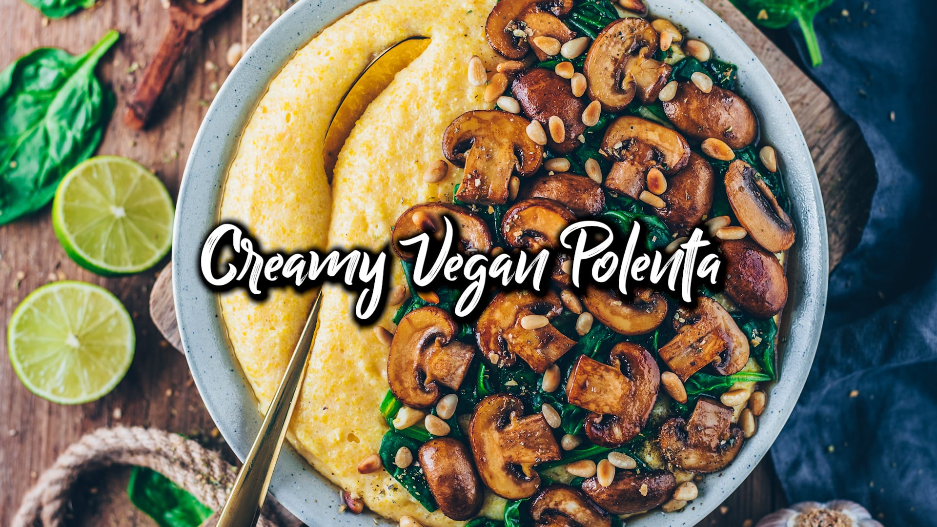 how to prepare vegan polenta