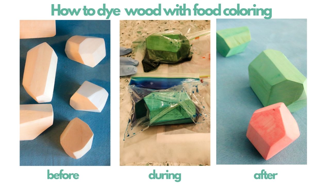 how to dye paper with food coloring