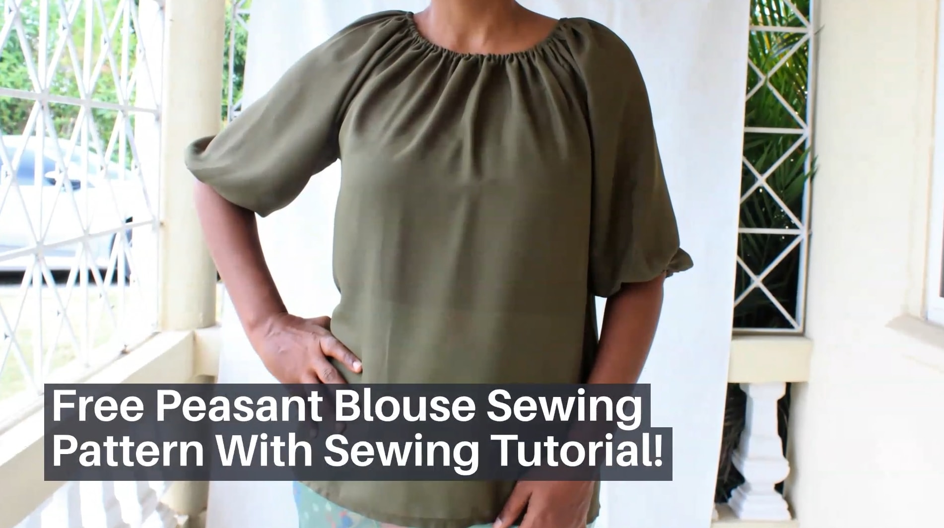 Girl Peasant Blouse Pattern Free How To Draft And Sew Women's Peasant