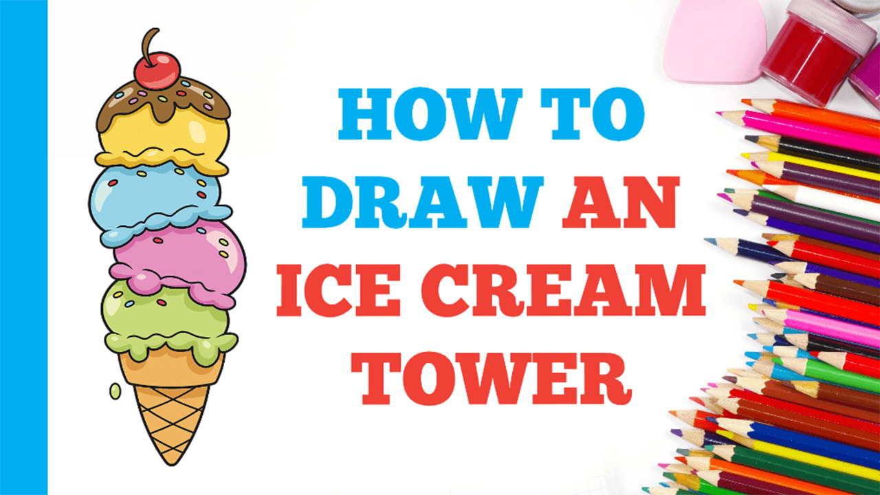 how to draw ice cream art hub