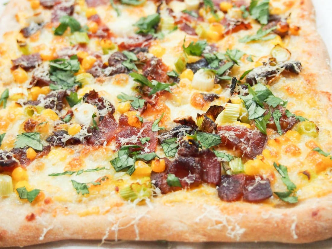 how to cook bacon on pizza