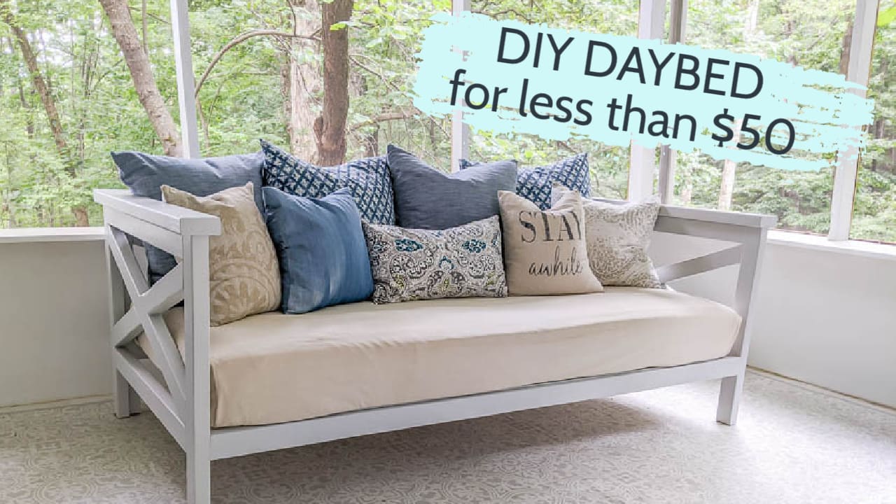 How to Build a DIY Daybed for 50