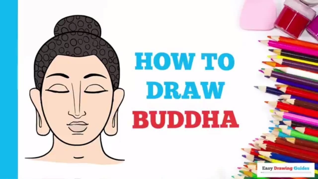 buddha simple drawing
