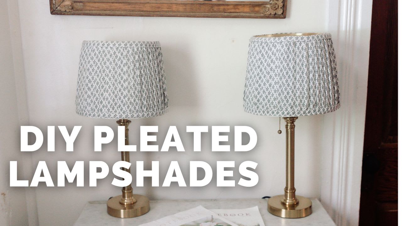diy table lampshade
