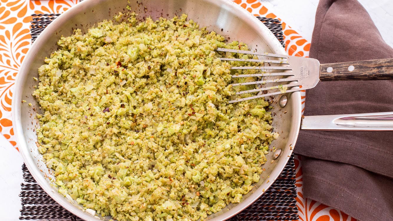 how to cook cauliflower broccoli rice