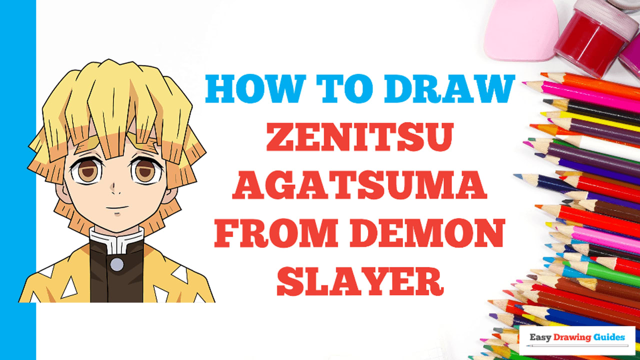 how to draw zenitsu