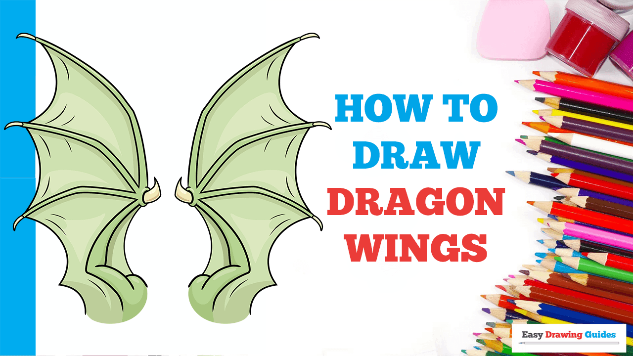 how to draw dragon wings on a person