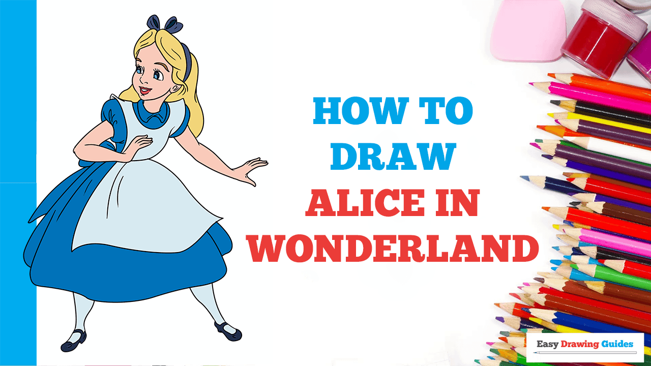 how to draw disney alice