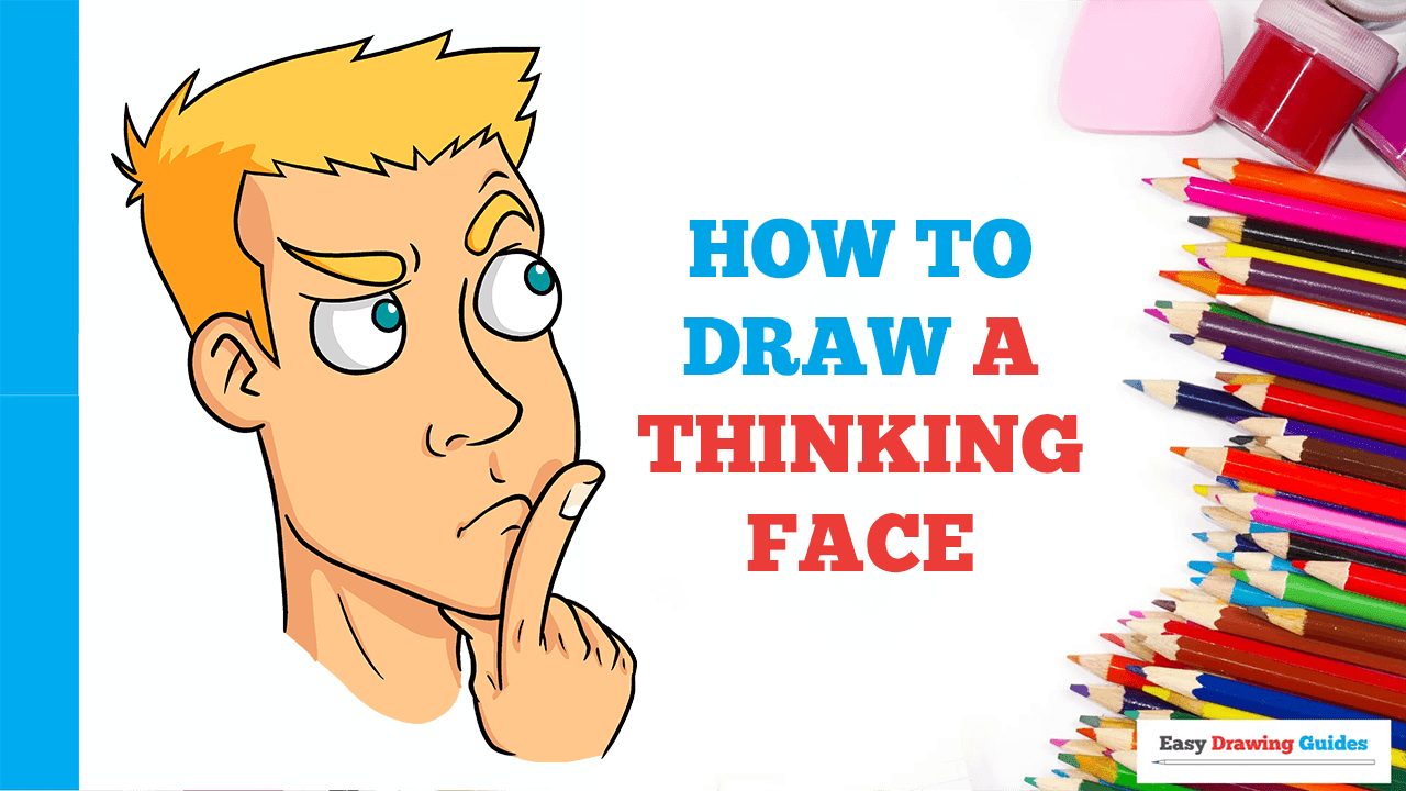 thinking drawing easy