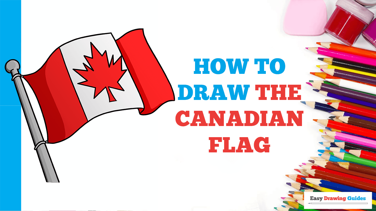 how to draw canadian leaf
