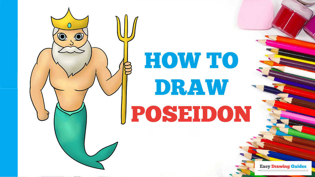 how to draw a water god