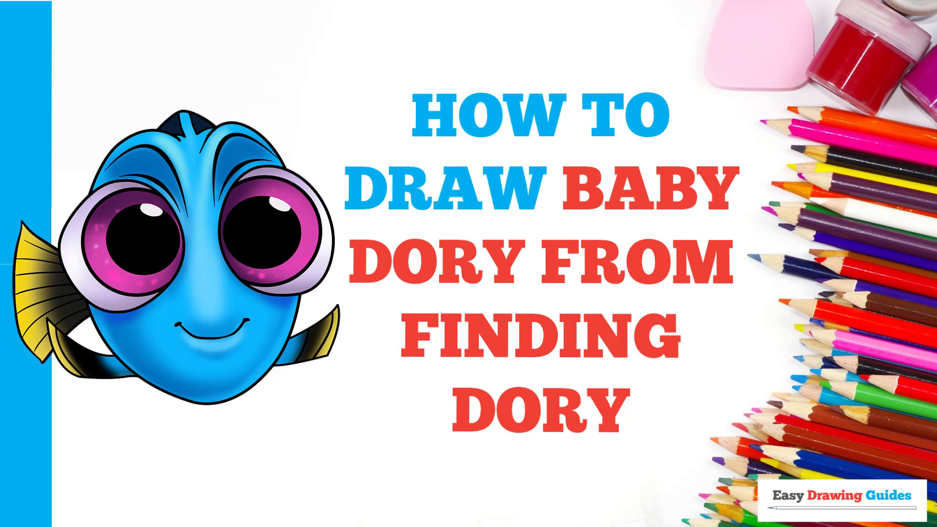 how to draw fish for baby