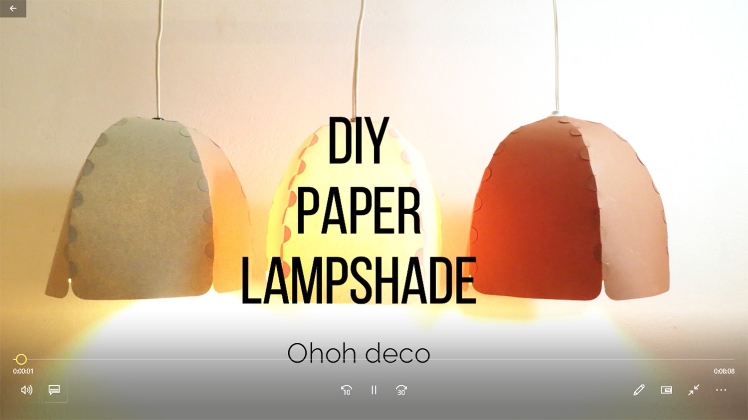 diy paper lampshade tutorial