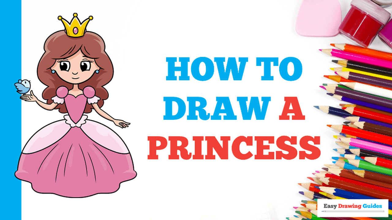 how to draw princess
