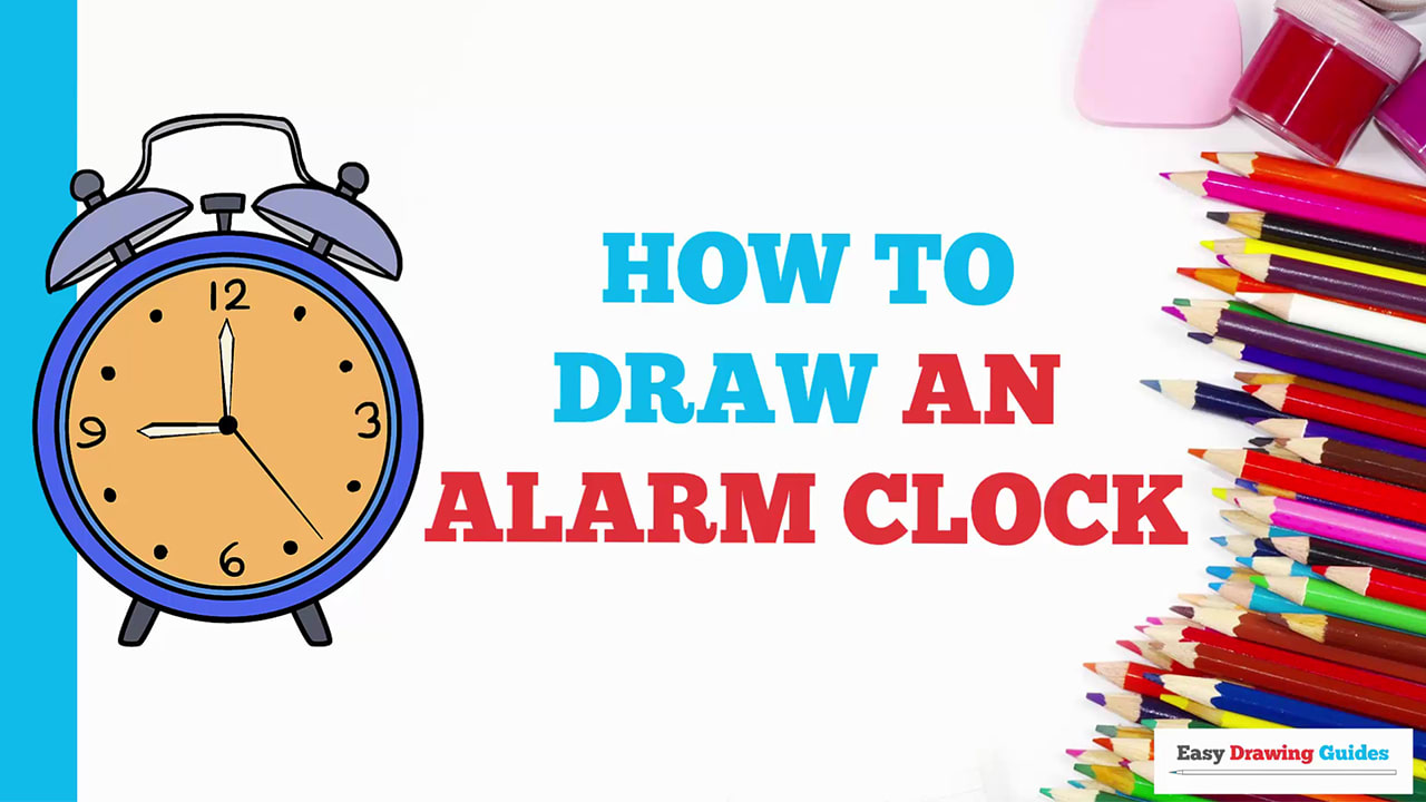 alarm clock drawing