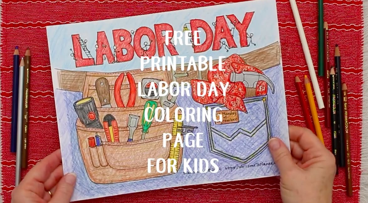 labor day coloring pages