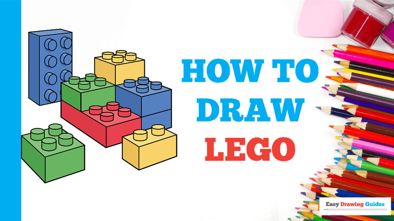 how to draw lego logo