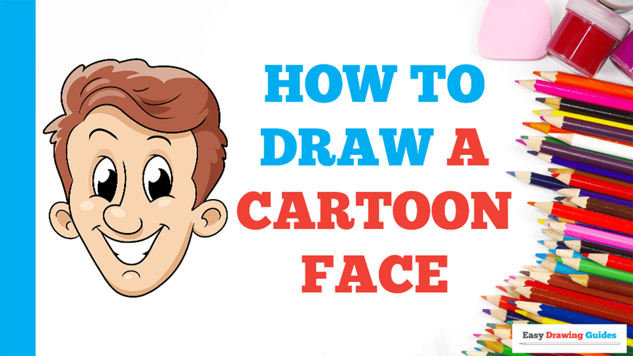 how to draw a quick cartoon face