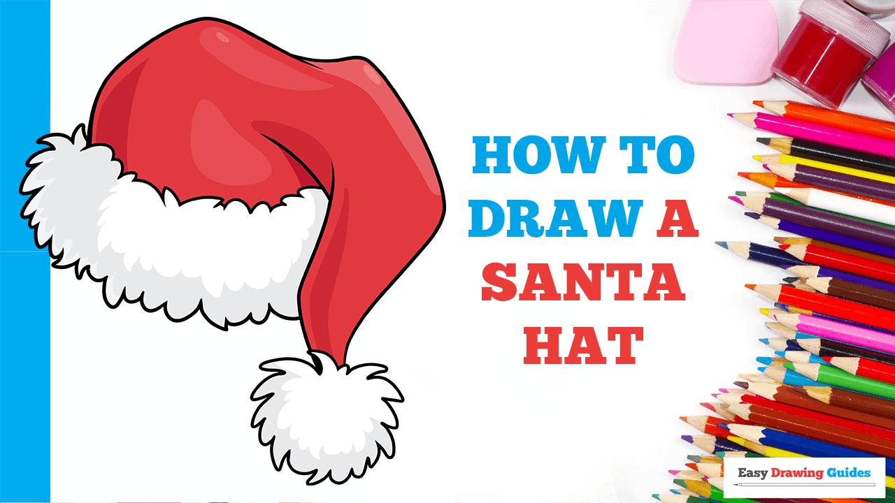 santa hat drawing tutorial