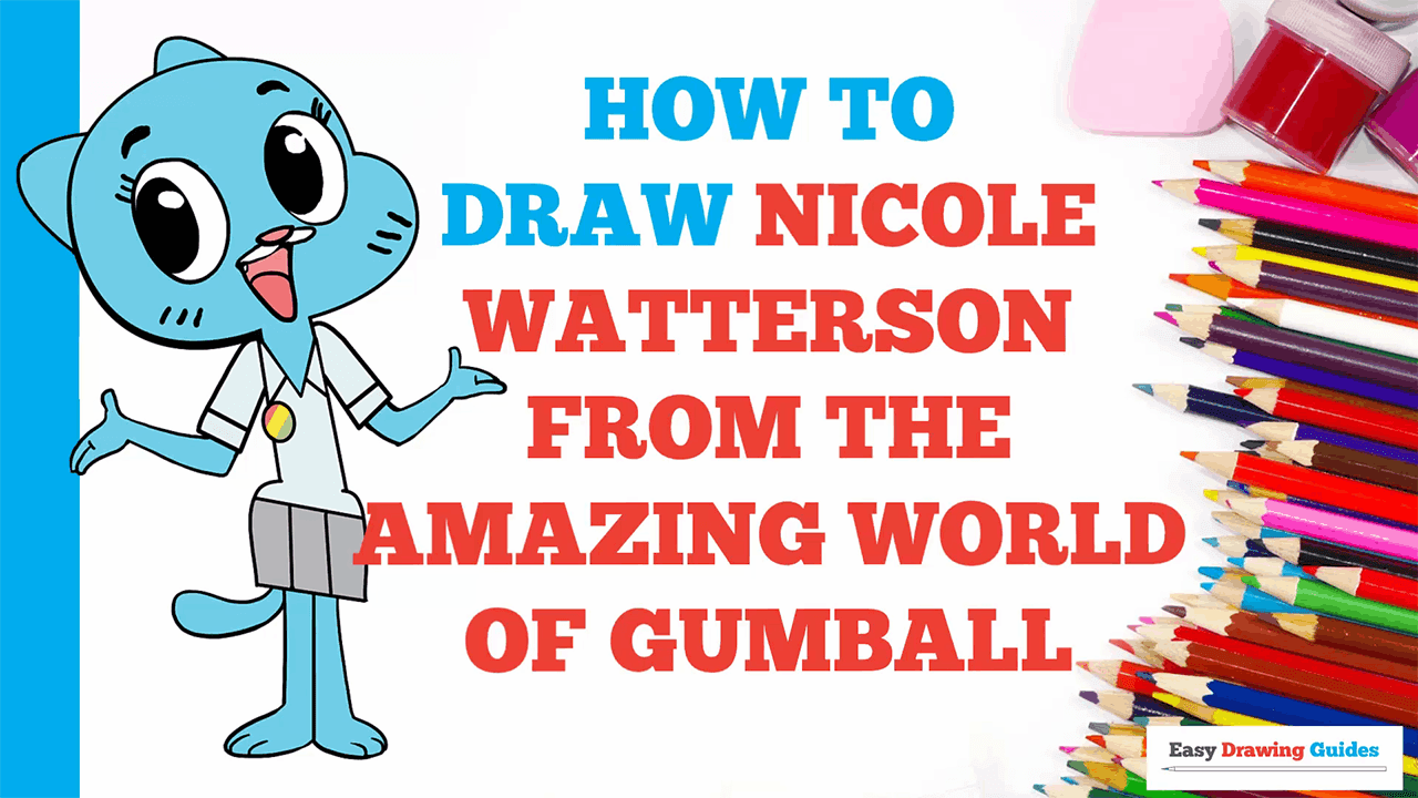 how to draw gumball characters