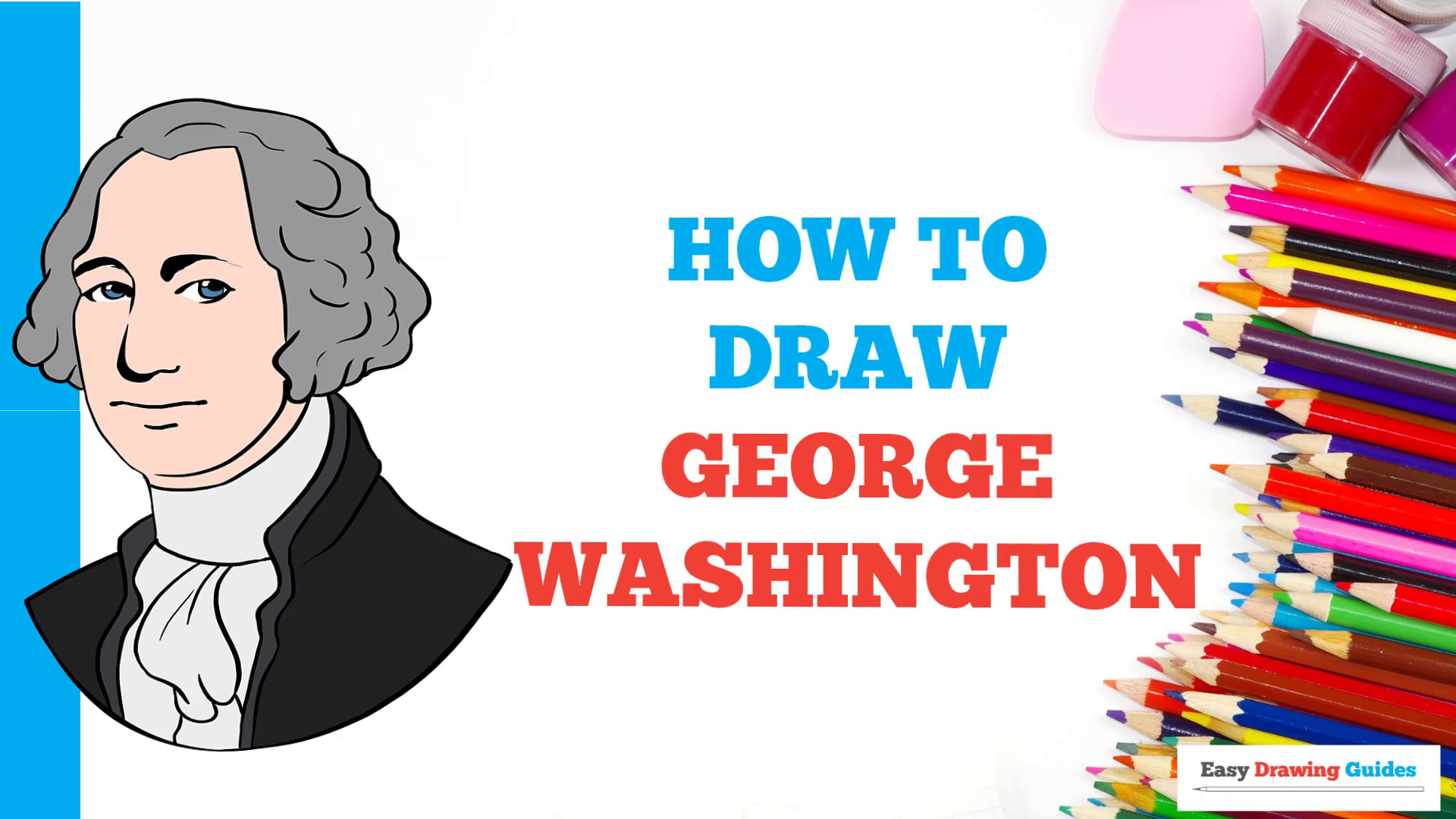 how to draw george washington