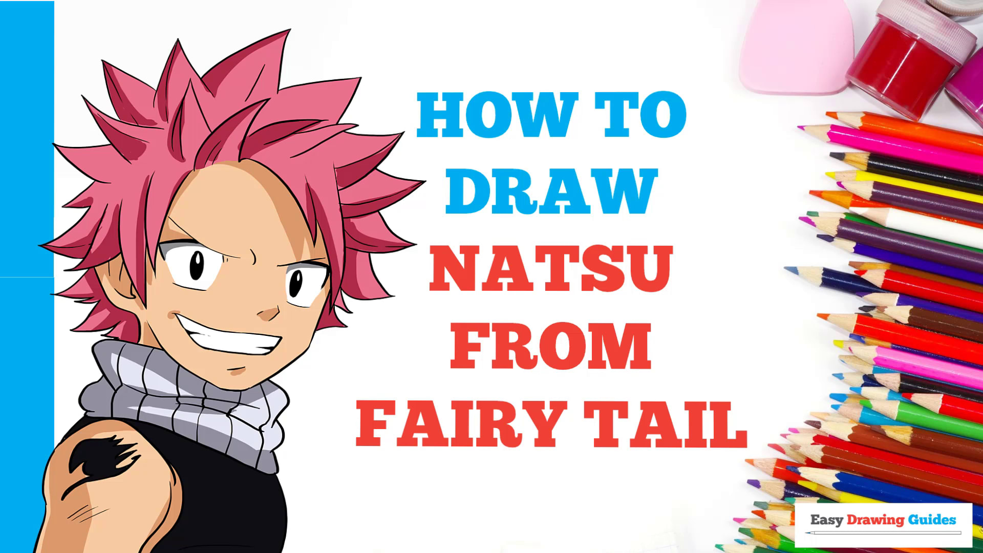 how to draw chibi natsu
